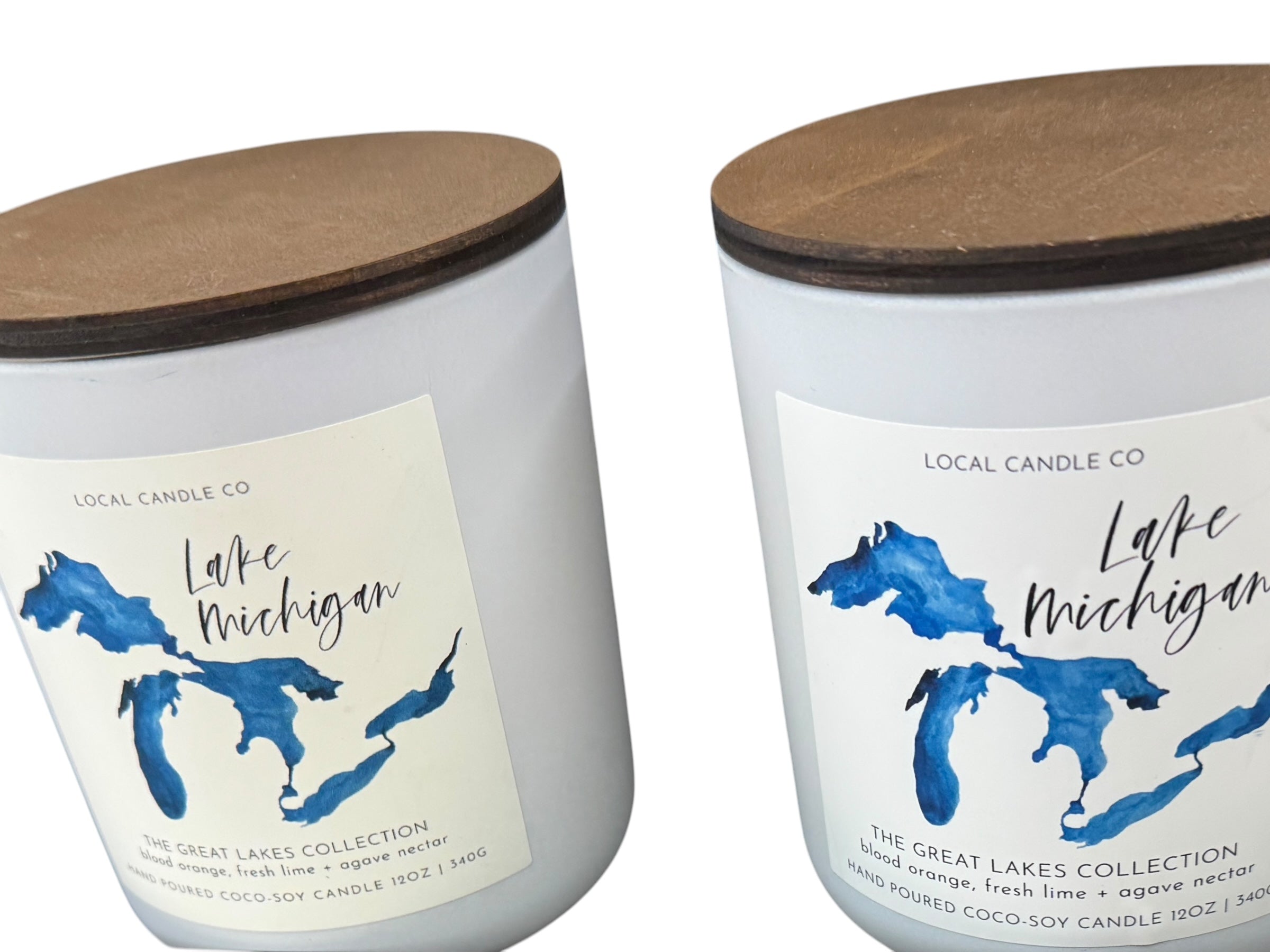 White Signature Line 12oz- Bad Label – LocalCandleCo